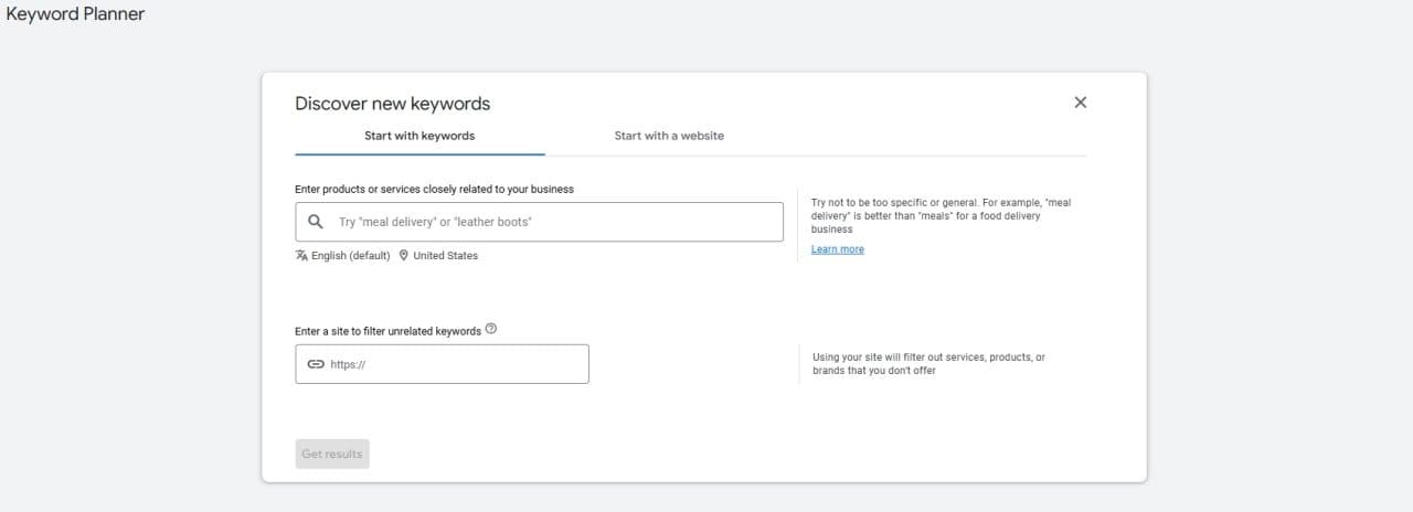 How To Use Google Keyword Planner Without Creating an Ad